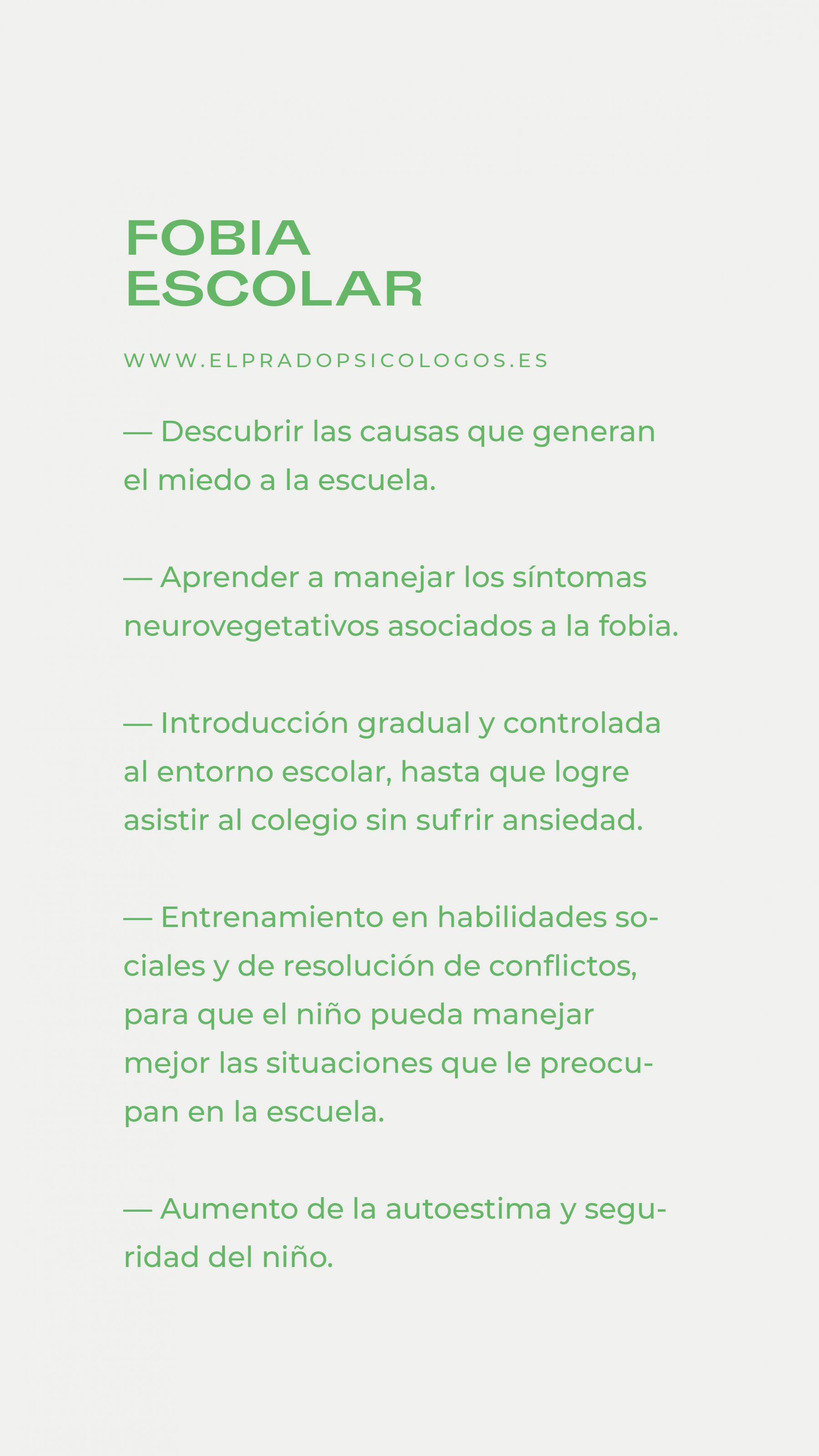 Fobia escolar: mi hijo o mi hija no quiere ir al colegio